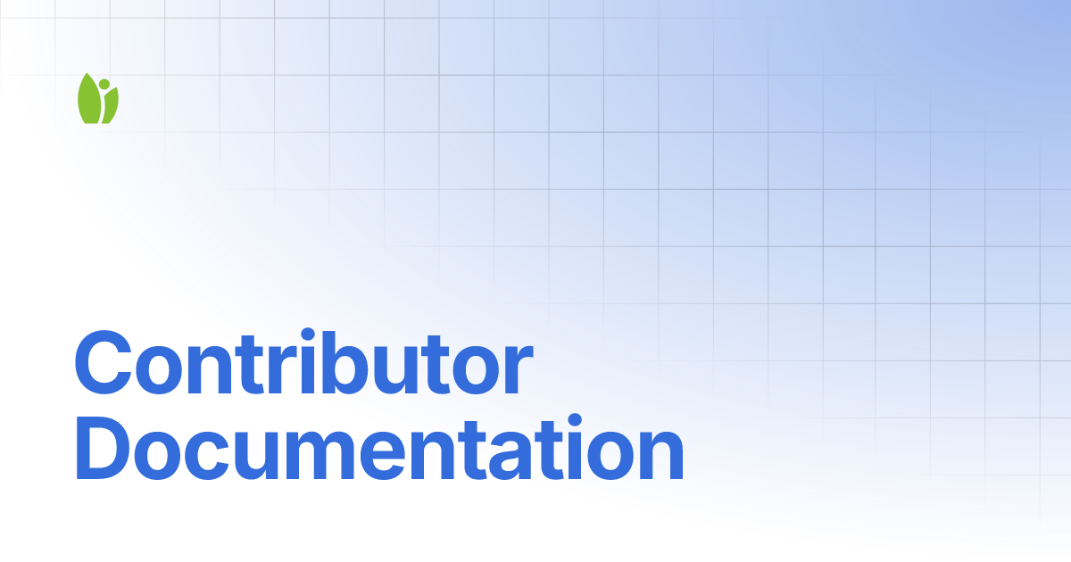 Contributor Documentation | Overview